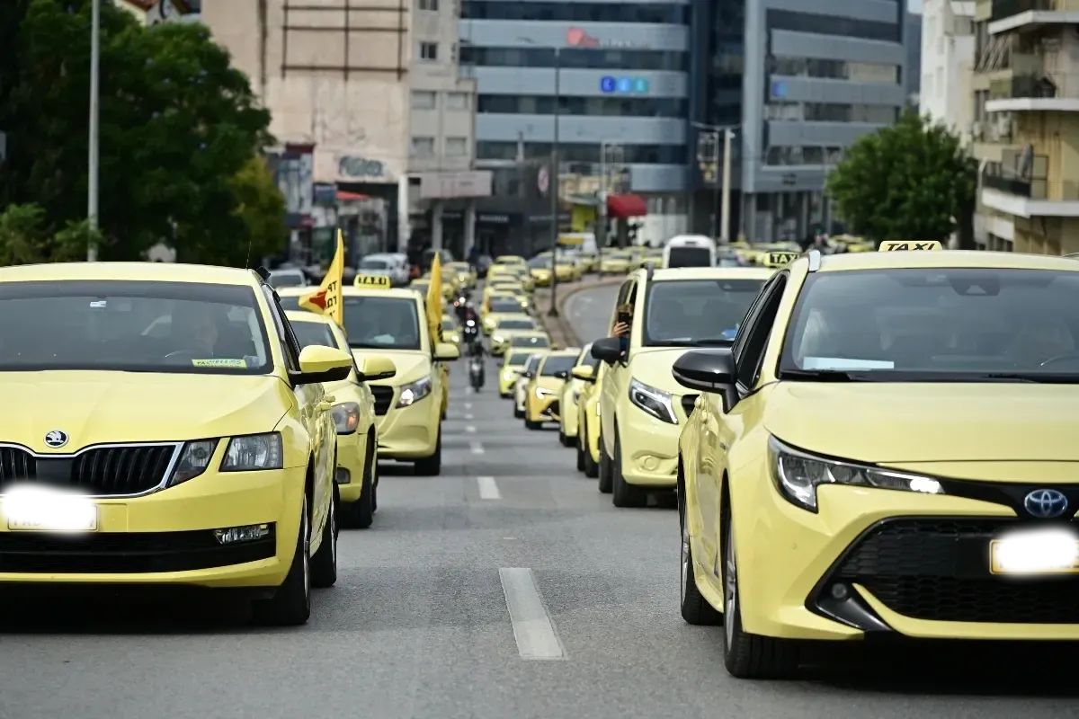 Athens Taxi drivers announce new two-day strike over electric vehicle ...