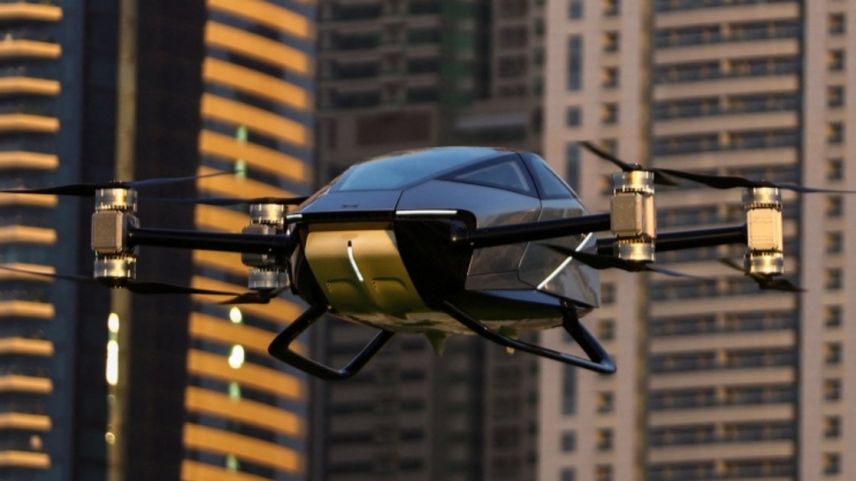 Electric flying taxi makes first public flying in Dubai | Millet News